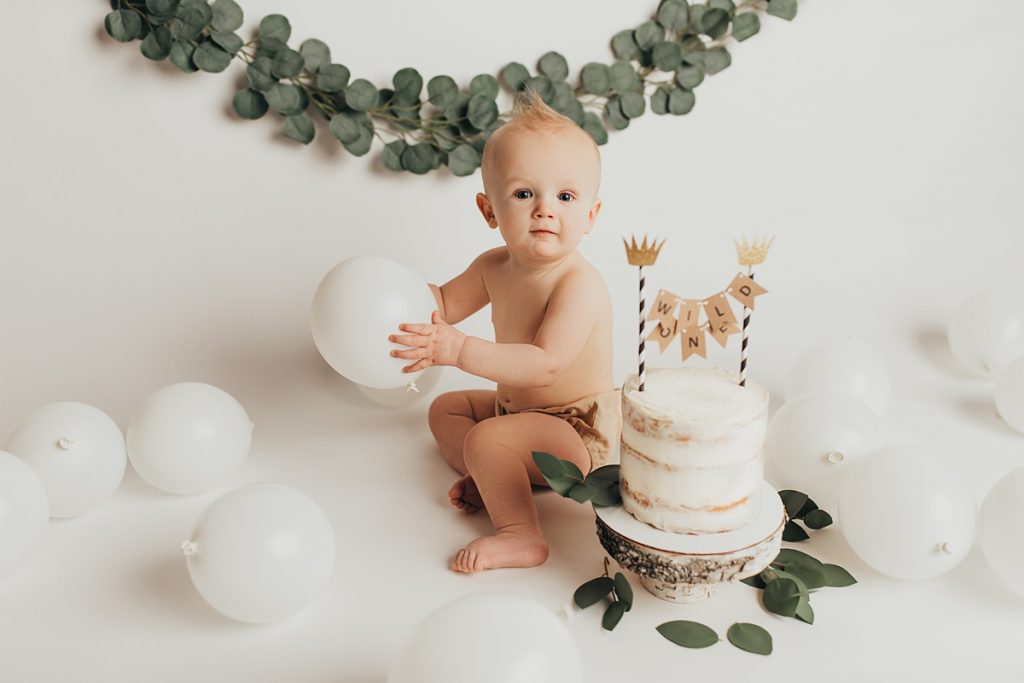 Northern Utah First Birthday Photography | Wild One Cake Smash ...